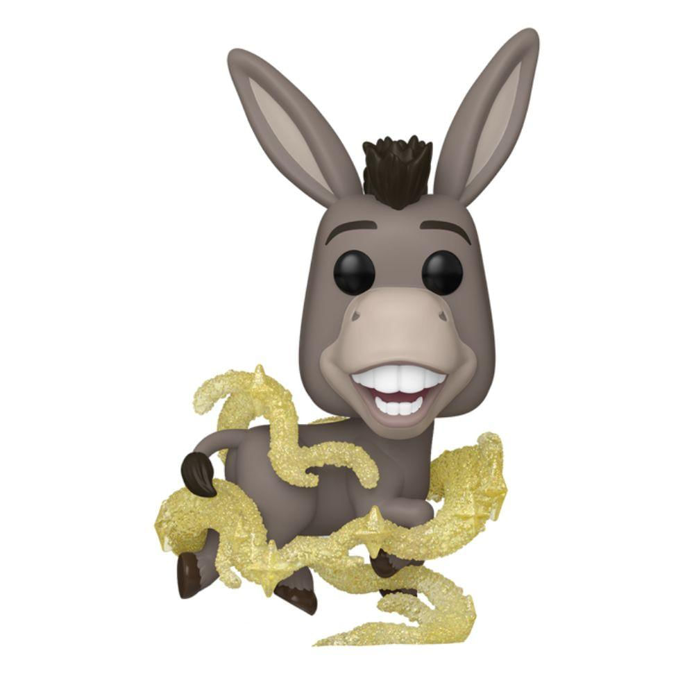 Boneco Funko Pop! DreamWorks Shrek 30 Anos - Burro - Le biscuit