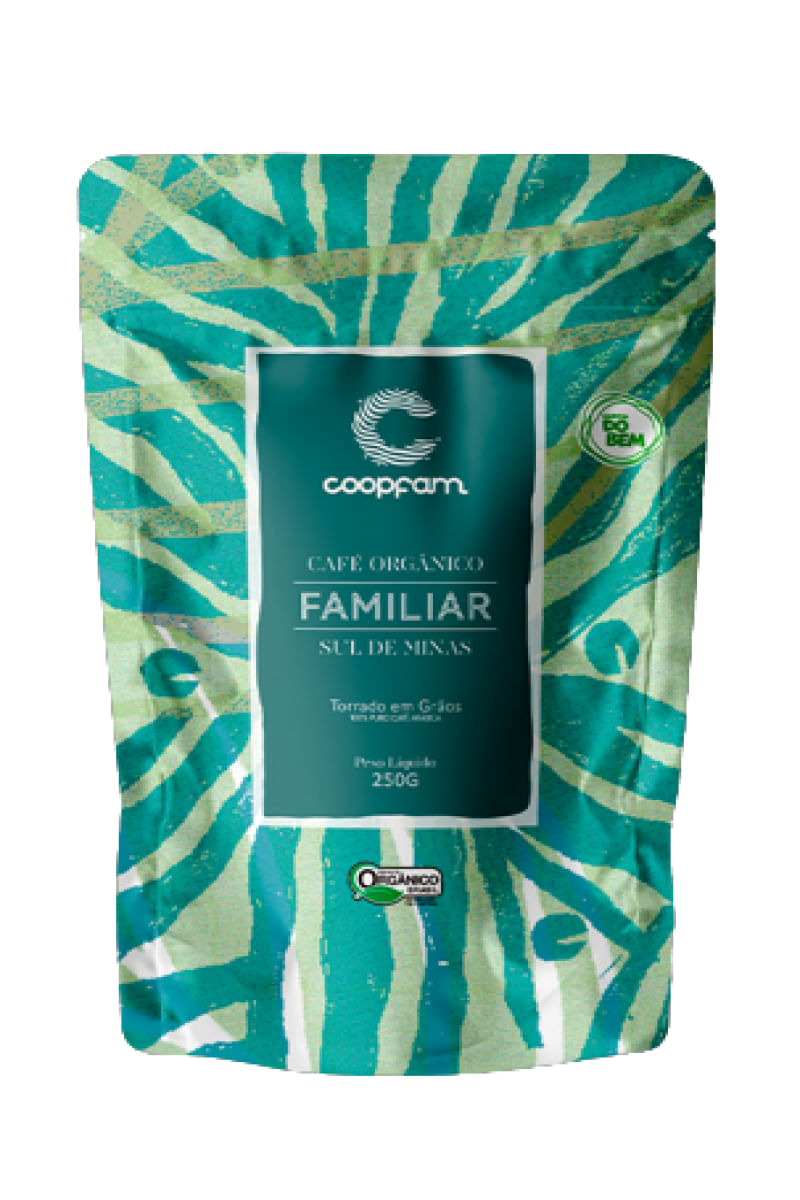 Café Familiar da Terra Orgânico em Grãos Coopfam 250g