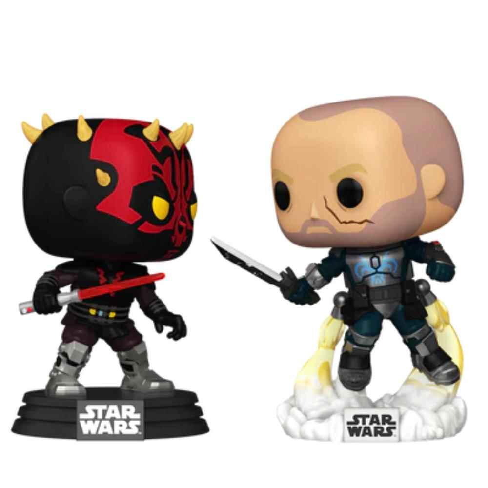 Funko Pop Star Wars Darth Maul VS Pre Vizsla 2-Pack - Le biscuit
