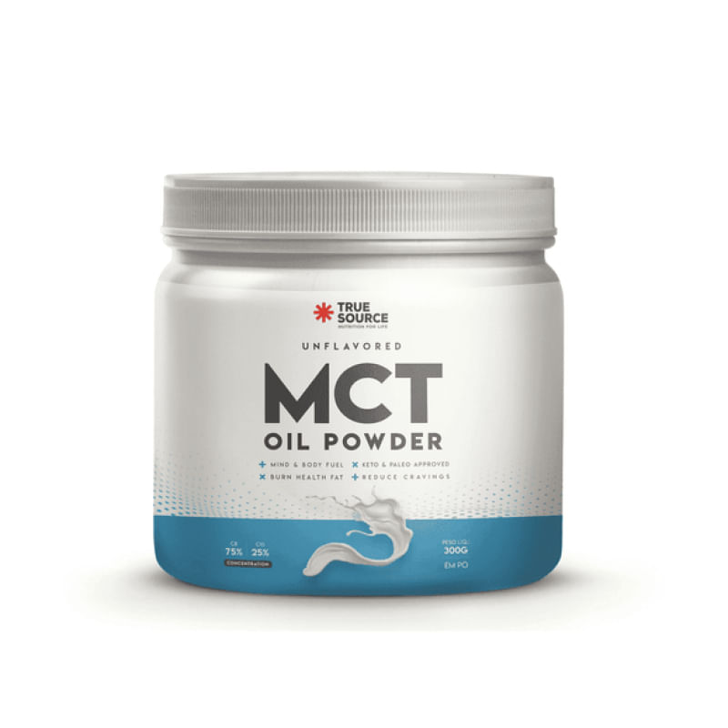 Kit 2X: MCT Oil Powder Sem Sabor True Source 300g
