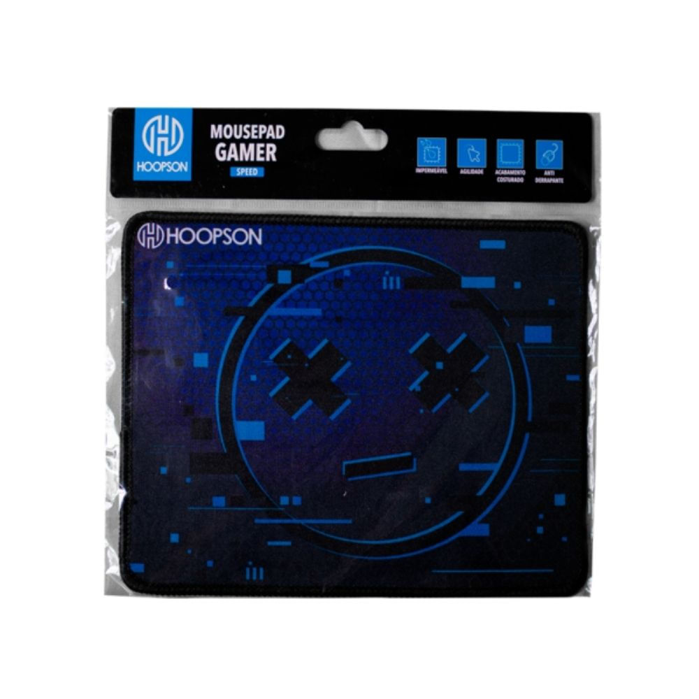 Mouse Pad Gamer Speed Hoopson 22x18x2cm MP-102 - Le biscuit