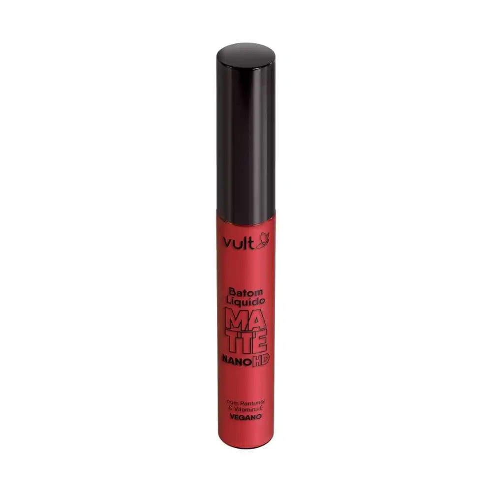 Batom Líquido Matte Nano Hd Vermelho Rubi Vult 5ML