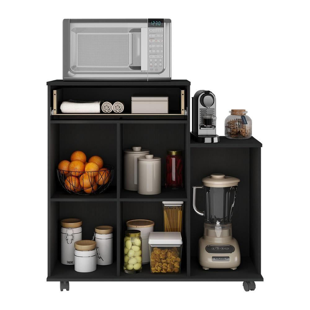 Armário De Cozinha Balcão Multiuso Para Microondas Multimóveis Mp2189 ...