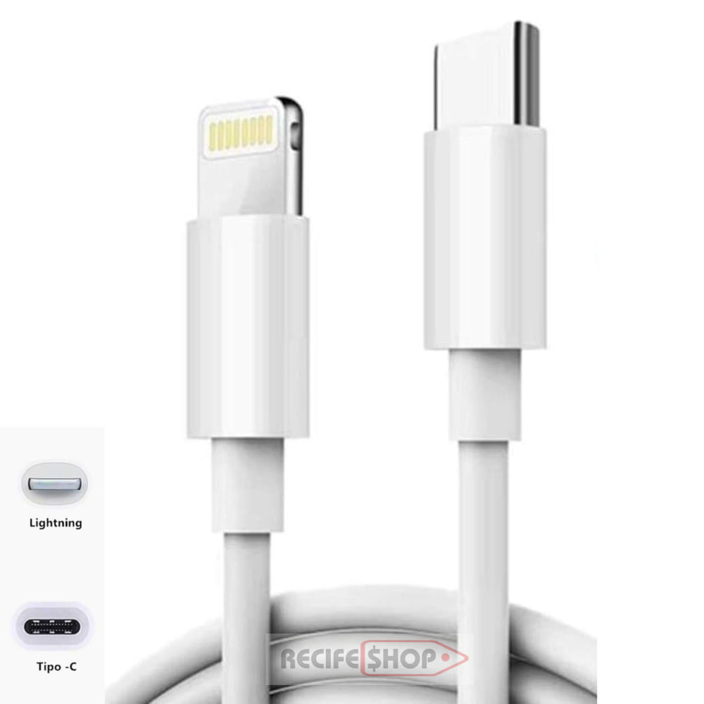 Cabos Lightning para USB-C 1m 6 und Flexível Resistente Ideal para ...