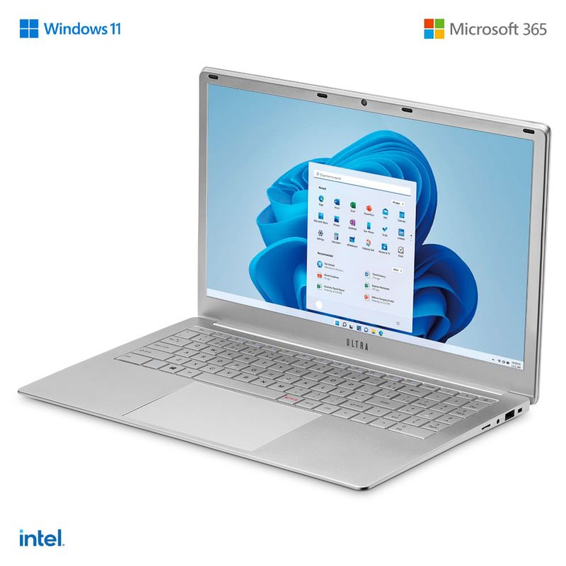 Notebook Ultra, com Windows 11 Home, Intel Celeron, 4GB 120GB SSD, Tela ...