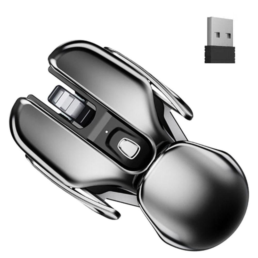 Mouse Inox Usb Sem Fio - Resolução Ajustável