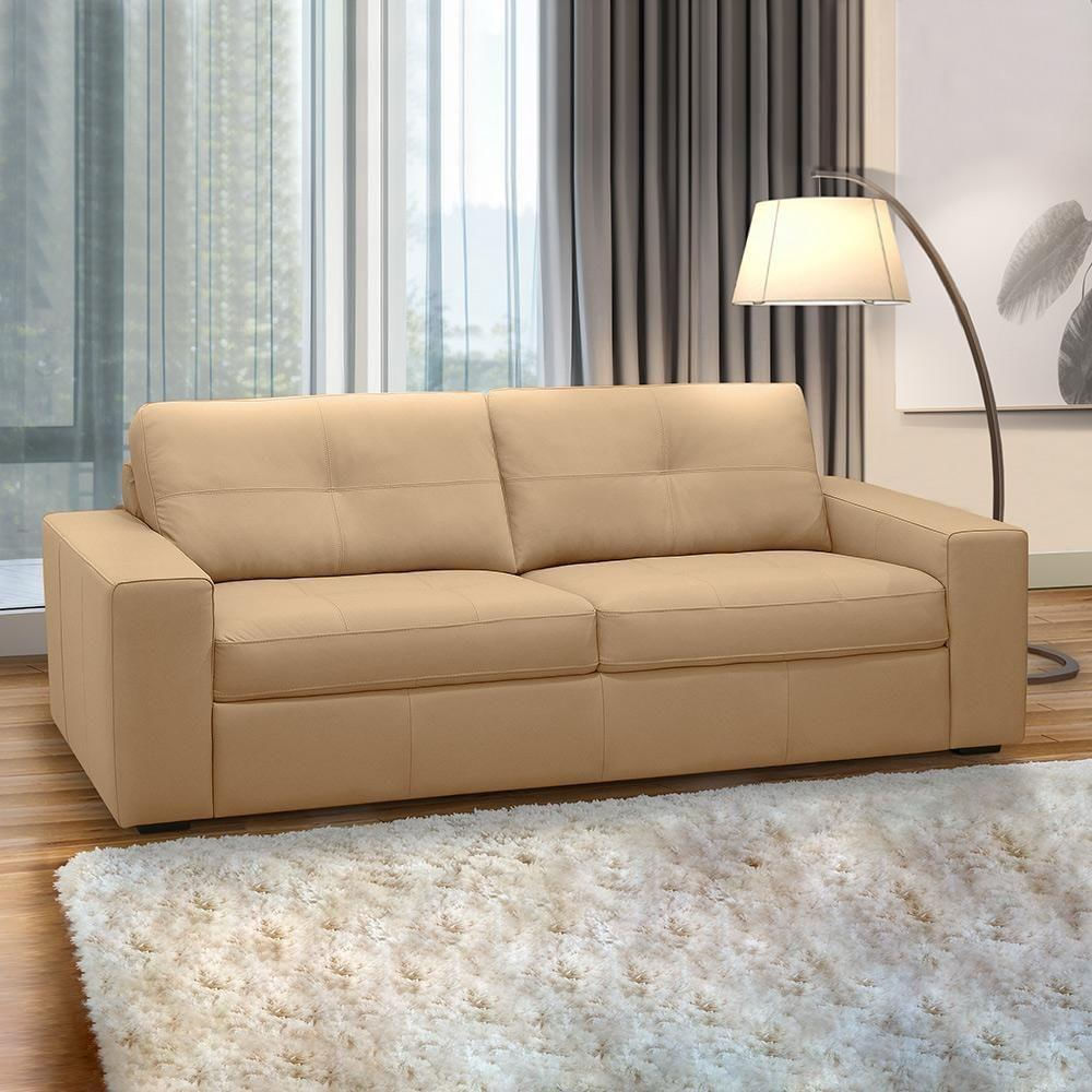 Sofá Decorativo Mendes 2 Lugares Sala De Estar 205cm Pés Em Madeira ...