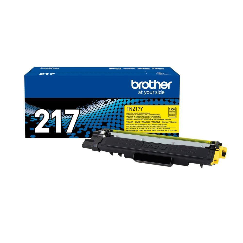 Toner Brother Tn-217y Tn217y Amarelo Mfc-l3750cdw Hll3210cw Dcp ...
