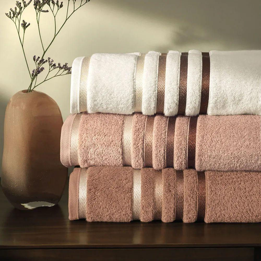 Toalha Banhão Lumina Fio Penteado Max Karsten Sienna-ferrugem