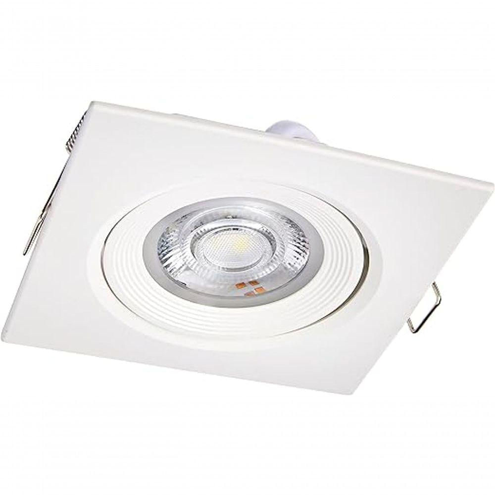 Spot Led 5w Quadrado 6500k Bivolt