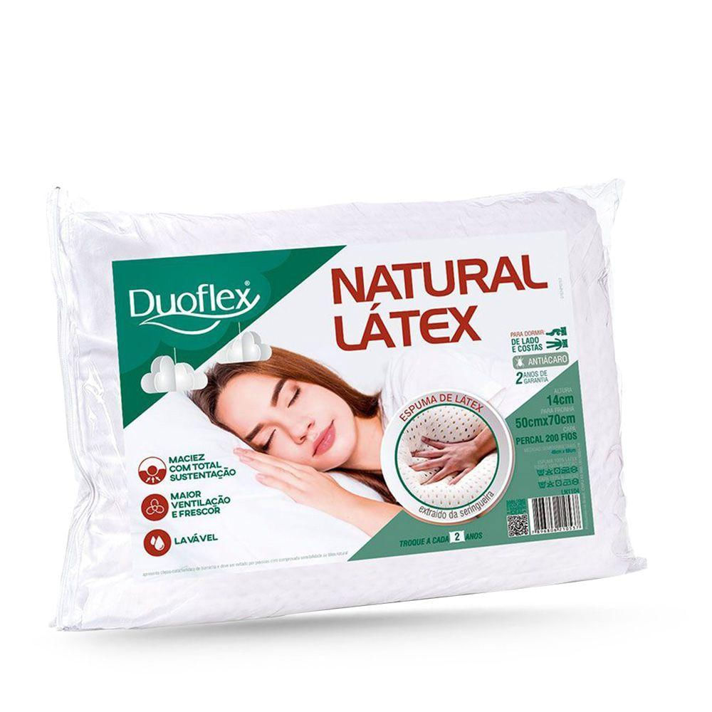 Travesseiro Natural Latex Duoflex Travesseiro Natural Latex Duoflex