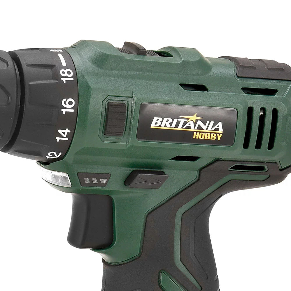 Parafusadeira Britânia BPF03 à Bateria - Bivolt - Le biscuit