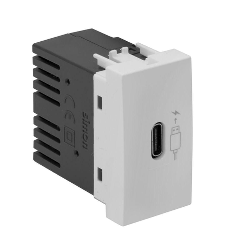 Módulo 1 Tomada Usb-c Bivolt 2,1a Simon 30/35
