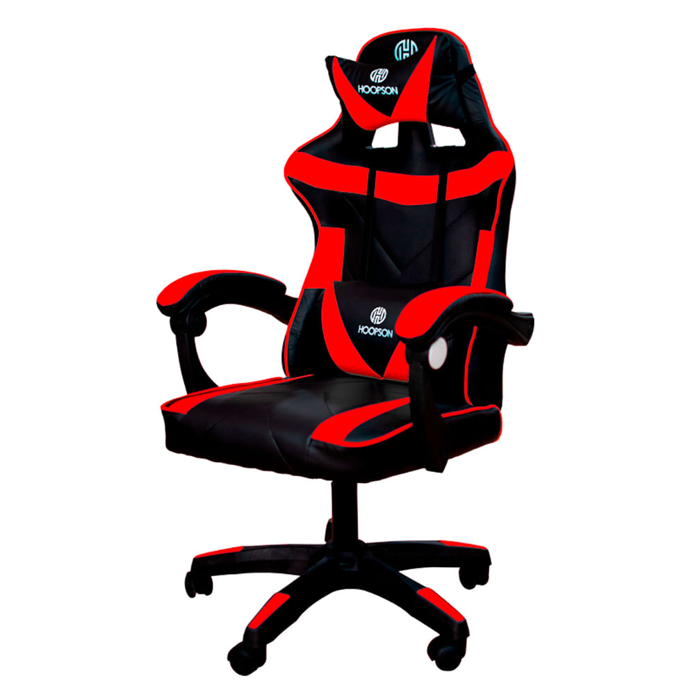 Cadeira Gamer Hoopson CG-505 Reclinável Vermelha e Preta - Le biscuit