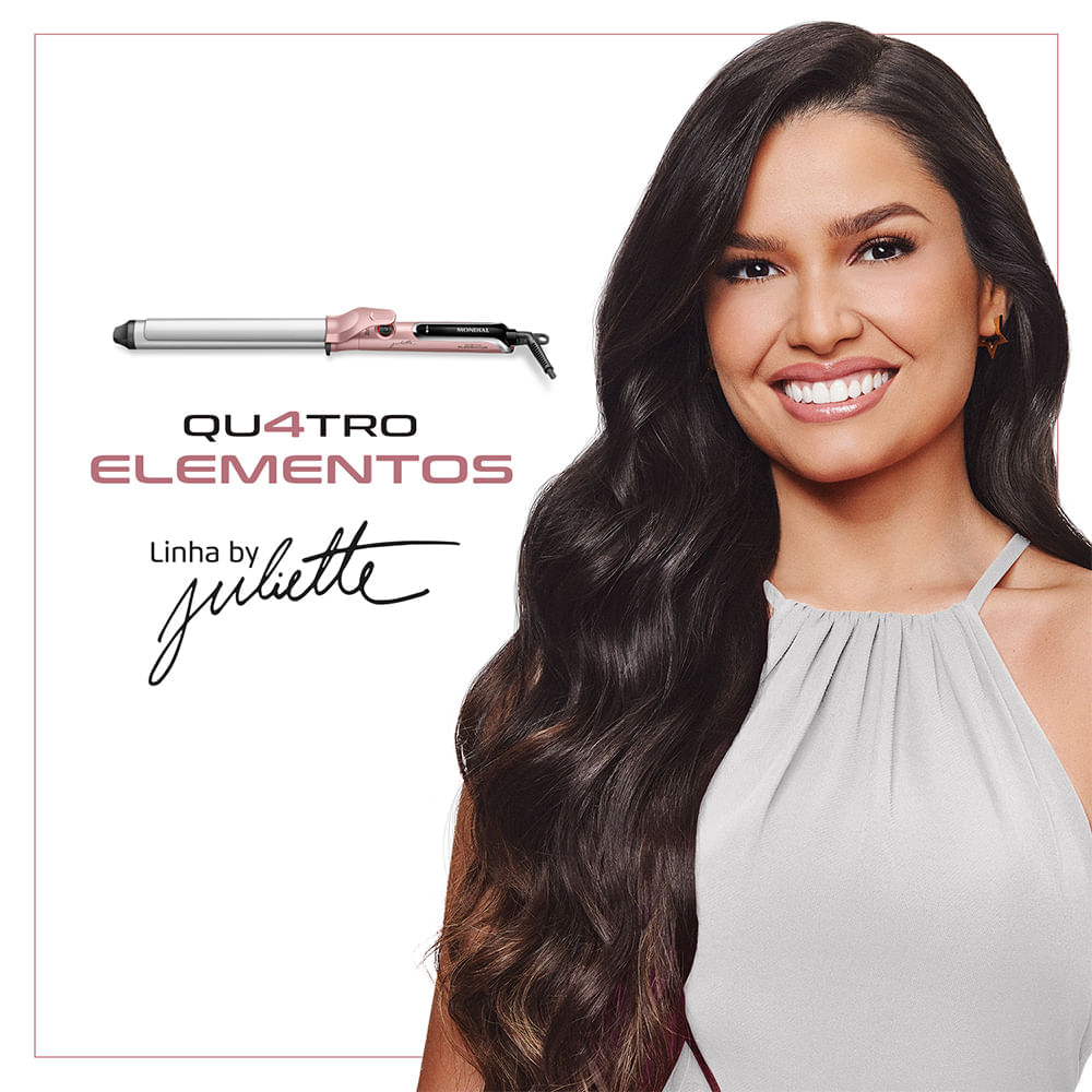 Modelador de Cachos By Juliette Mondial Golden Rose 70W Bivolt - MC-JU ...