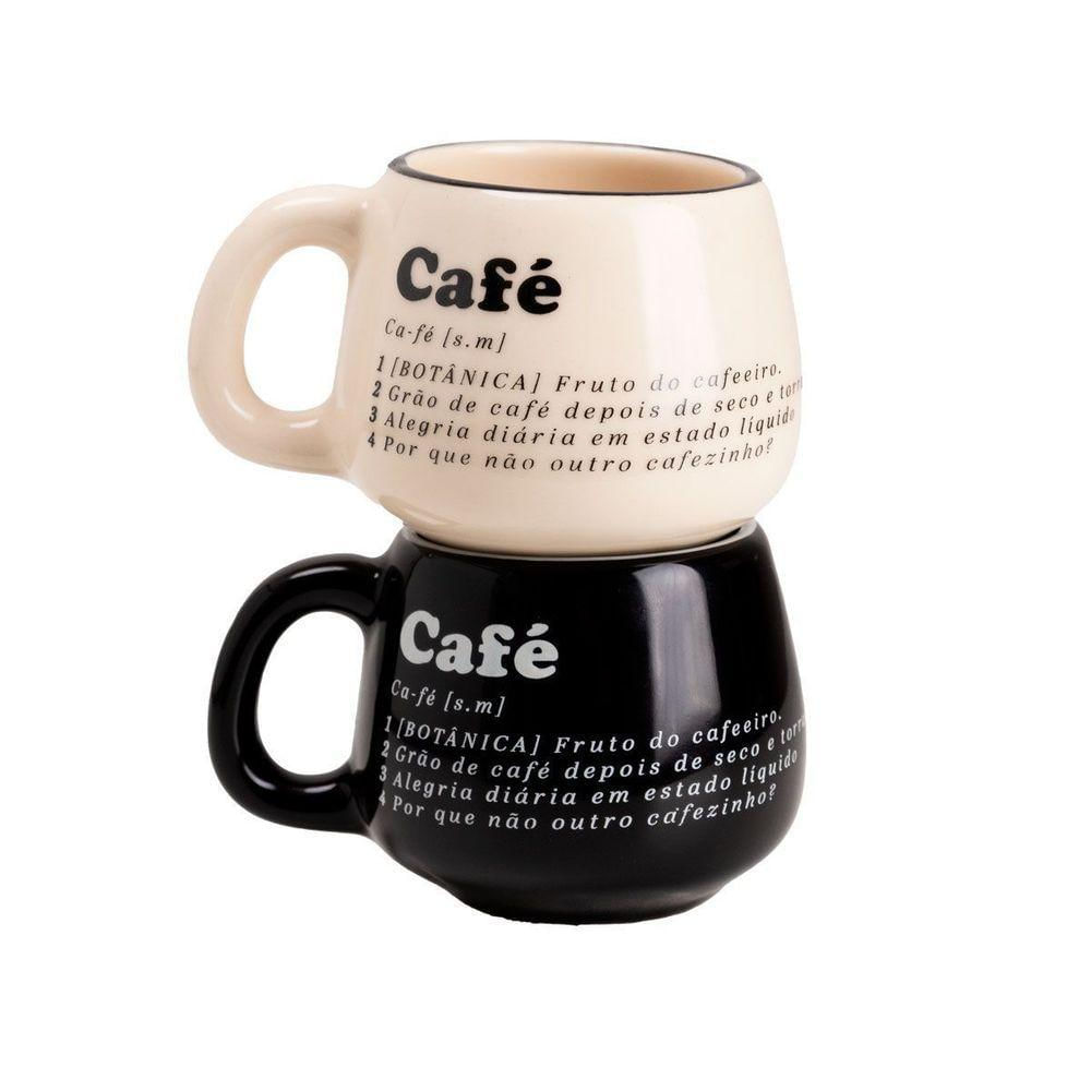 Dupla De Canecas Dicionario Do Cafe