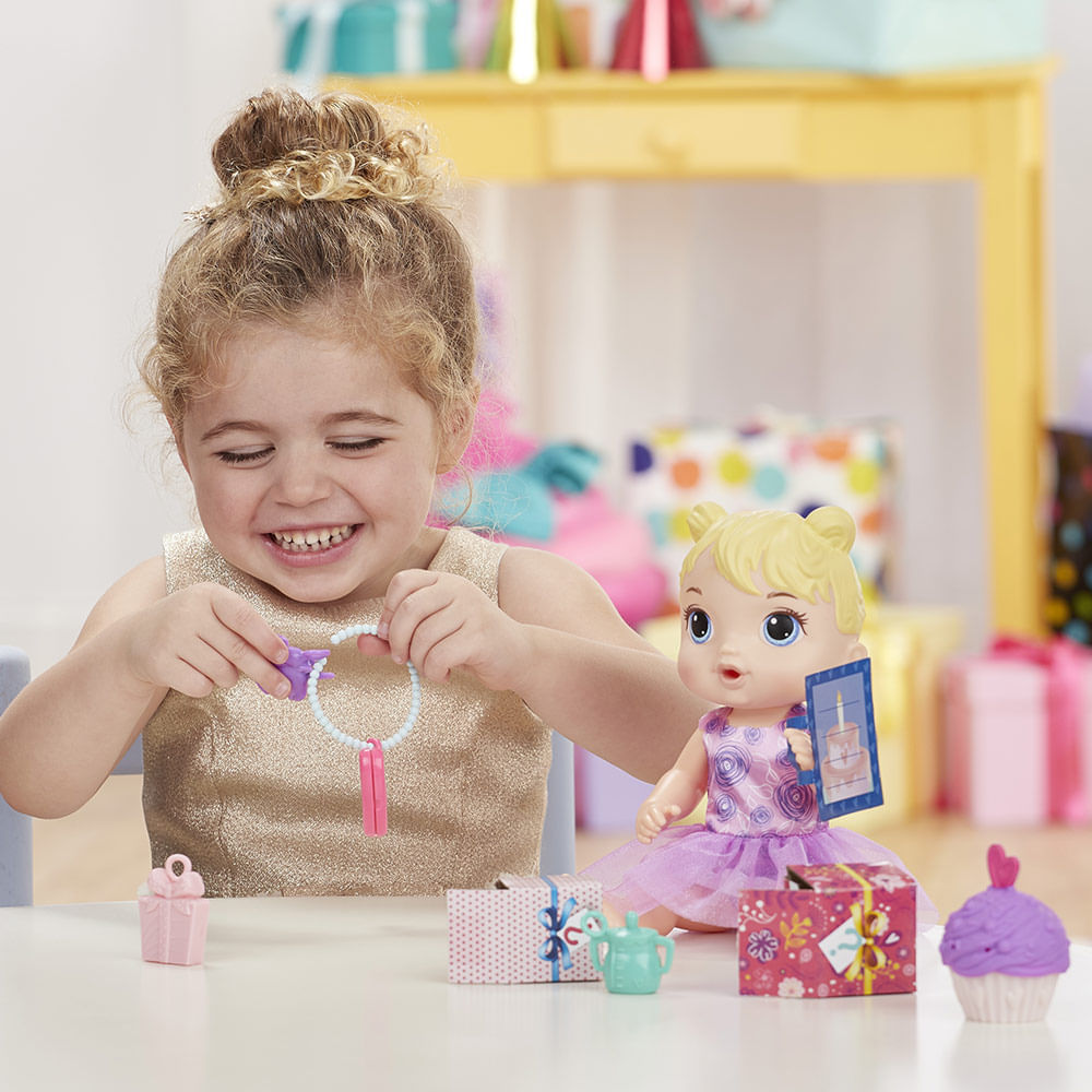BONECA BABY ALIVE FESTA PRESENTES E8719