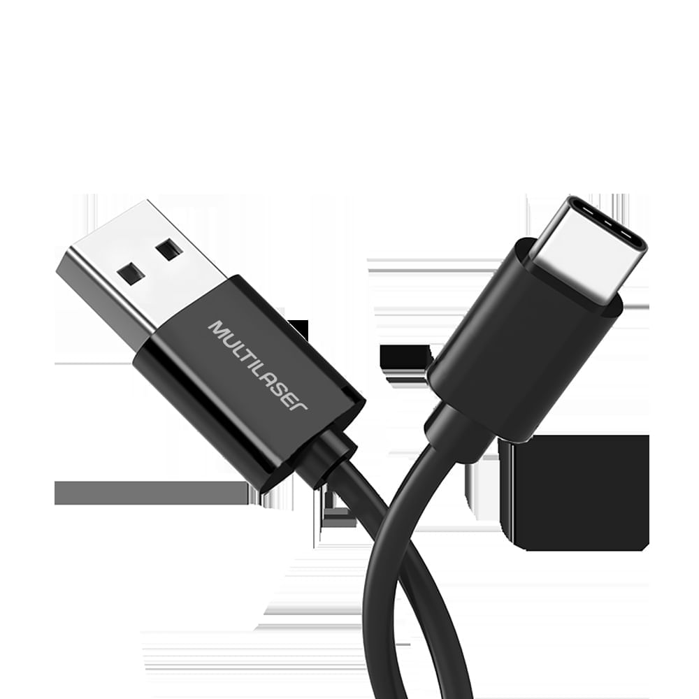 Cabo Usb Type-C Macho X Usb-A Macho 1.2Cm Multilaser - WI349 WI349 - Le ...