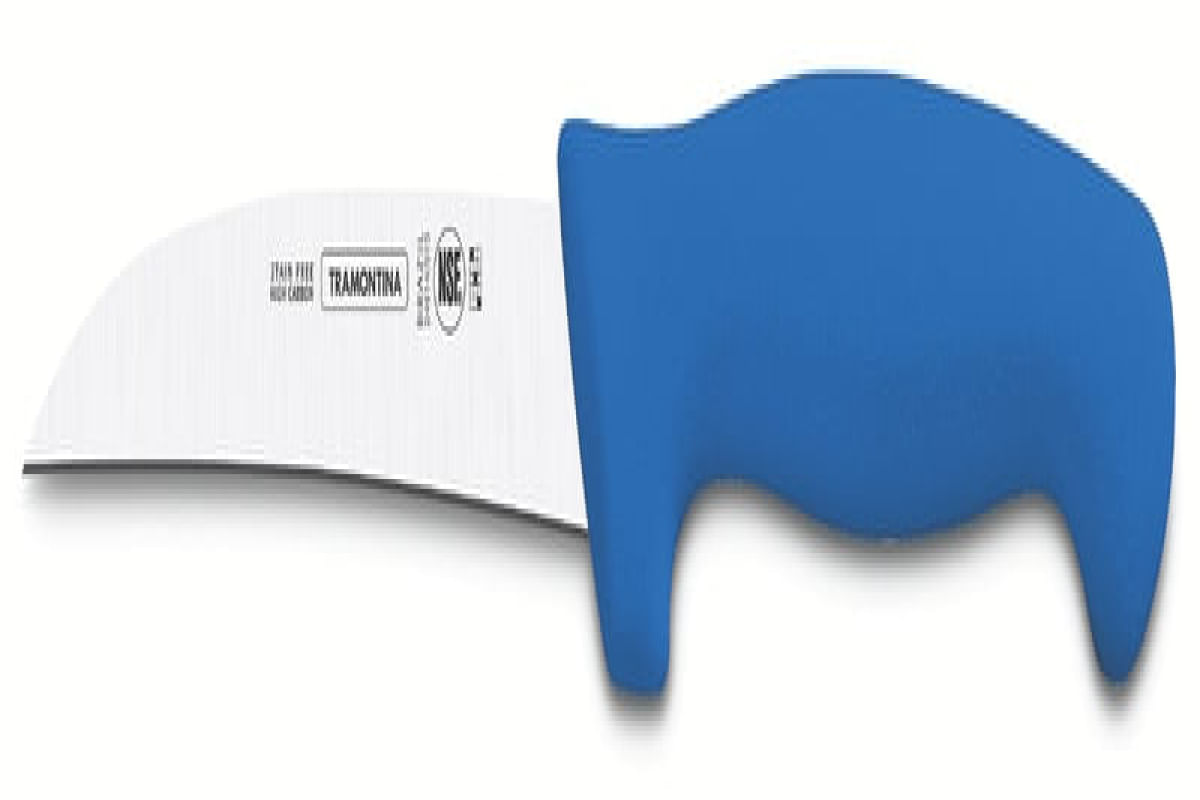 Faca Corte Da Asa Inox 5 Profis Azul Tramontina - Le biscuit