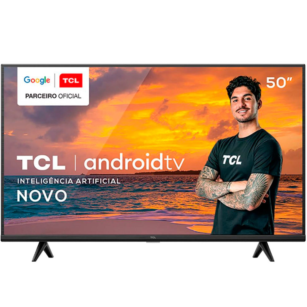 Smart Tv LED 50 Polegadas 4K 50P615 Bluetooth e Assistente Virtual TCL ...