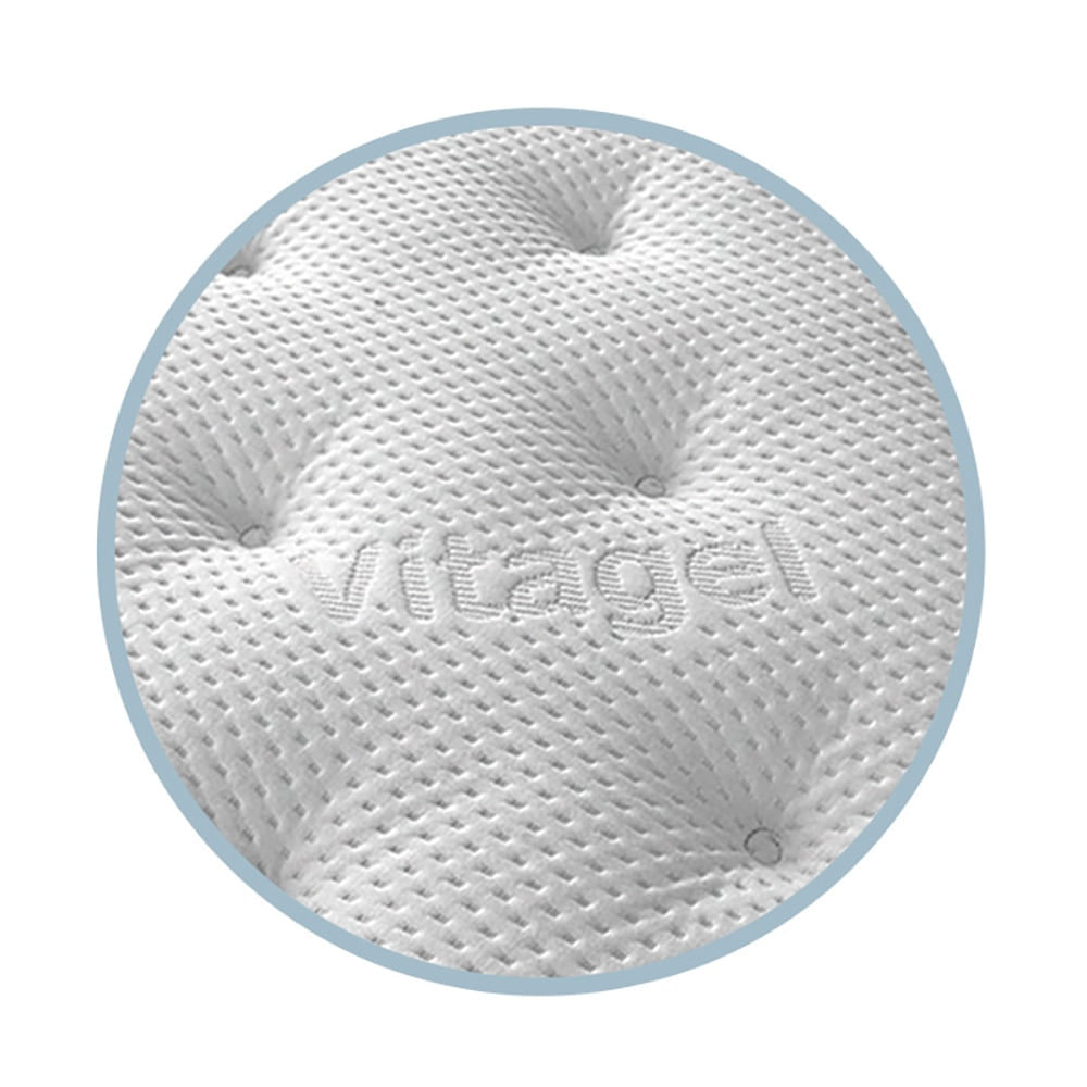 Colchão King Castor Gold Star Vitagel com Molas Ensacadas e Euro Pillow ...