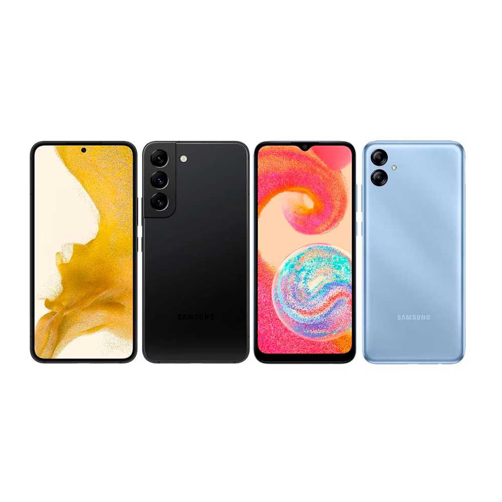 Smartphone Samsung Galaxy S22 5G 128GB + Smartphone Samsung Galaxy A04e ...