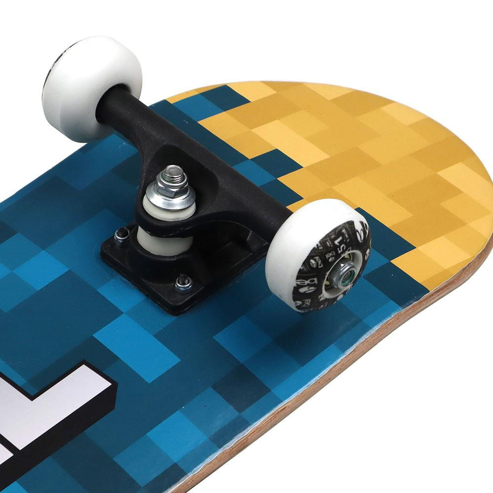 Skate Iniciante 71 cm Games Pixel Bel Fix - Le biscuit