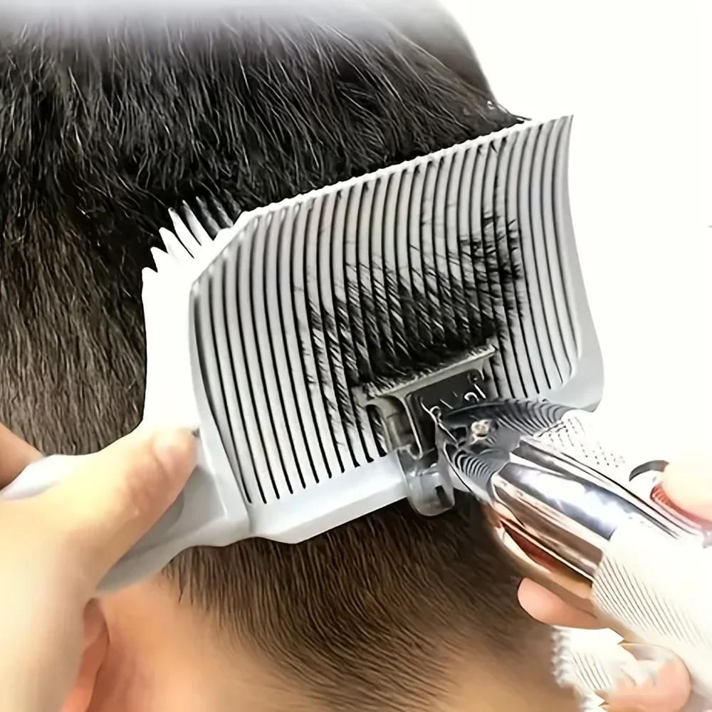 Pente Profissional para Corte de Cabelo com Cabeça Plana