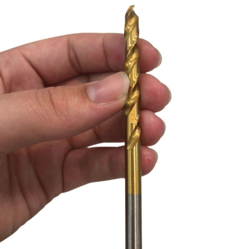 Broca Para Aço Rápido 4 Mm Ponta Dourada 37984 18937 Htom - Le biscuit