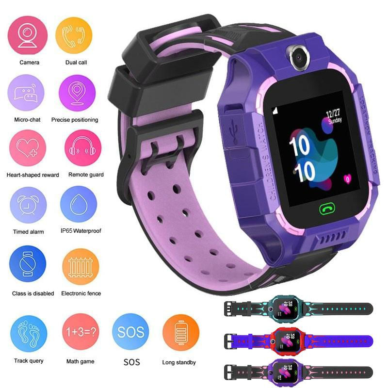 Relógio Inteligente Infantil SOS com Cartão SIM à Prova d'Água