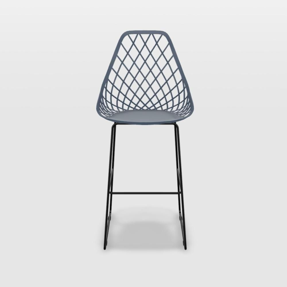 Banqueta Kaila Pp Azul Zimbro Quad - Le biscuit