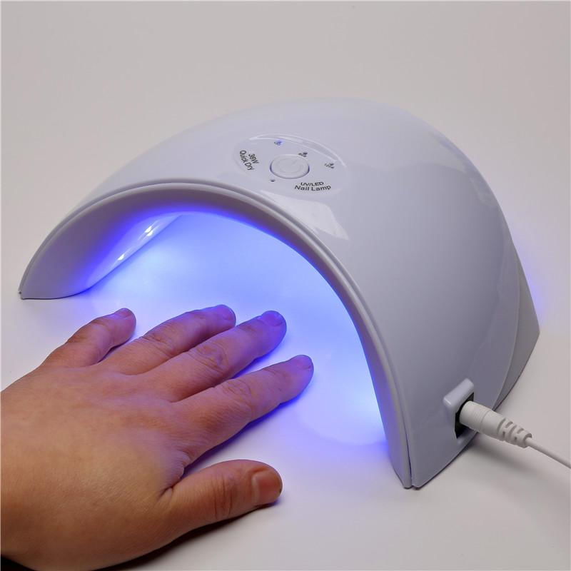 Lâmpada UV LED 36W para Unhas com 12 Lâmpadas e Sensor Infravermelho