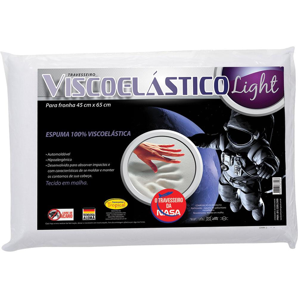 Travesseiro 45x65cm Visco Light Tropical - Le biscuit