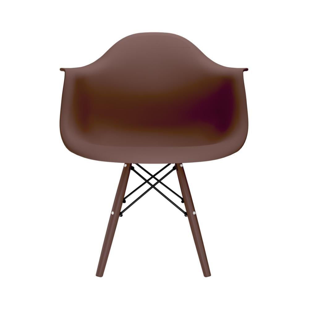 Conjunto 3 Cadeiras Eames Com Braço Ruby Pés Em Polipropileno - Le biscuit
