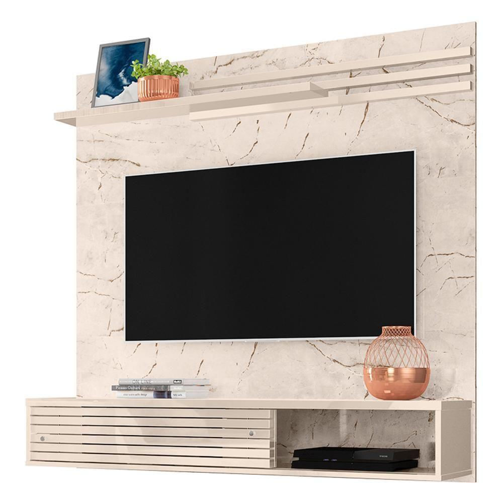 Painel Home Suspenso Frizz Sublime Calacata Off White Para Tv Até 55 ...