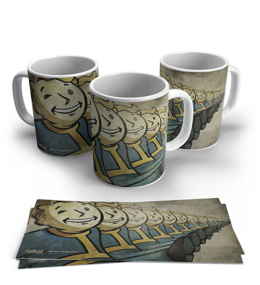 Caneca de Porcelana Fallout modelo 13