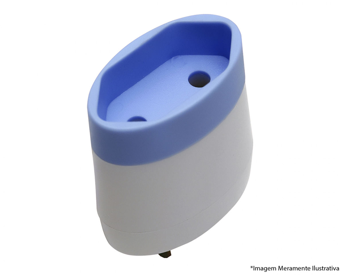 Plug Macho Adapt Reverso 2P 15A/250V 1636 c/12pcs - Le biscuit