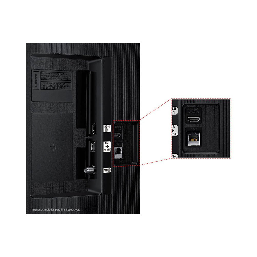 Smart TV 32 Polegadas Samsung H5000F 2025 HD Tizen Som em Movimento