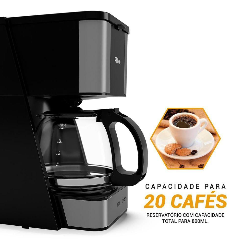 Cafeteira Philco PCF20A 720ml 20 Cafezinhos 650W 220V