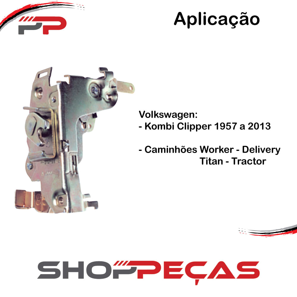 Fechadura Porta Dianteira Direita Kombi Clipper 1957 A 2013 - Le biscuit