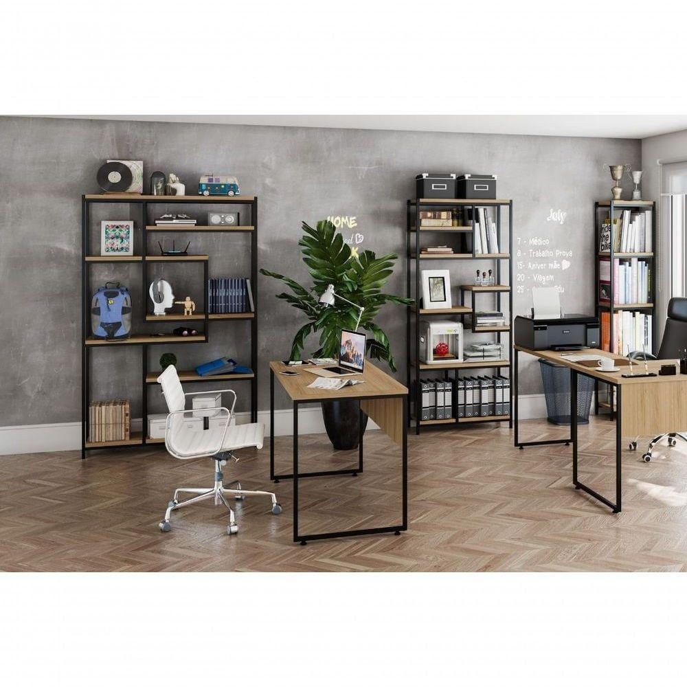 Mesa Escritório Retangular Indus Economica Carvalho Treviso ...