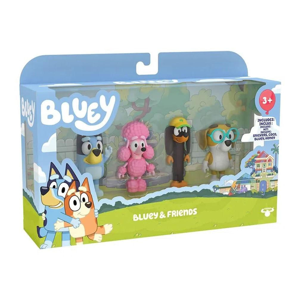 Bluey Story Pack 4 Personagens Bluey & Friends - Candide - Le biscuit